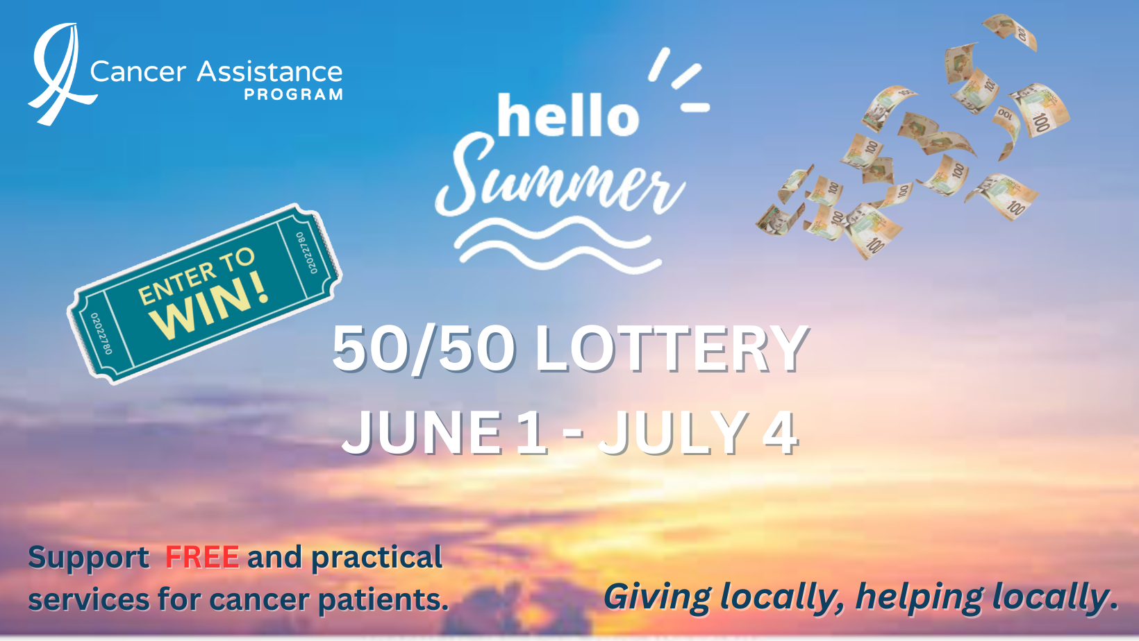 Online 50/50 Lottery – Cancer Assistance Program